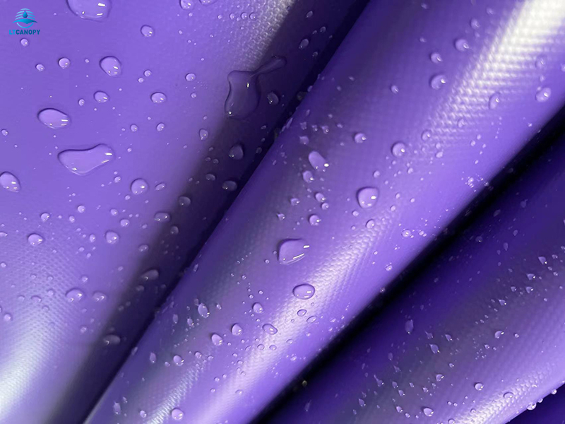 Lona de malla recubierta impermeable de PVC púrpura: compre lona de ...